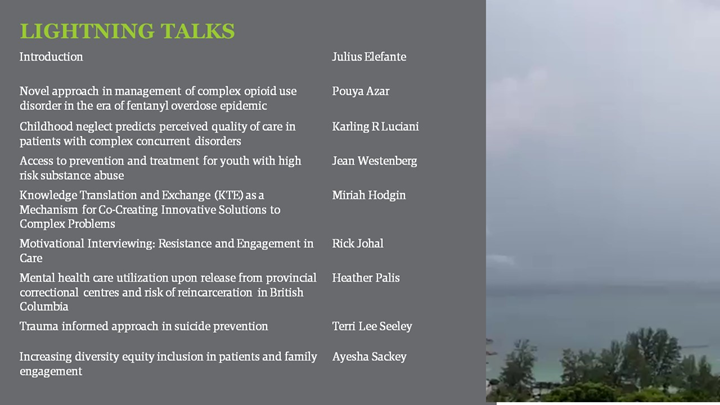 LIGHTNING TALKS