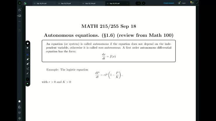 LSK 200 - MATH 215 101 - 2023W1 on 9/20/2023 (Wed)