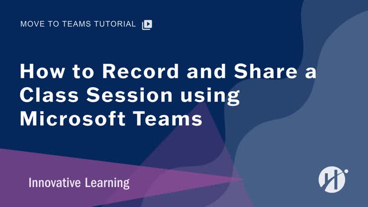 Recording and Sharing a Class Session