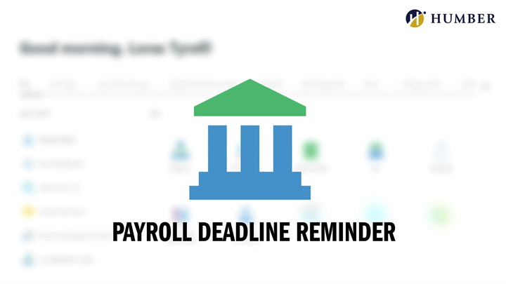 Payroll Deadline Reminder