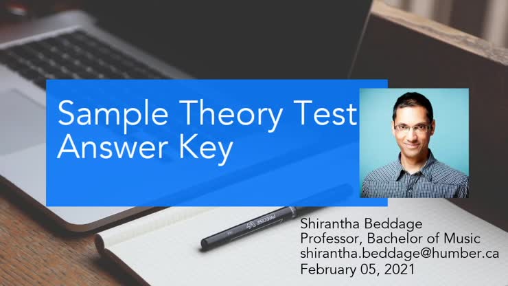 Sample Audition Theory Test Answer Key
