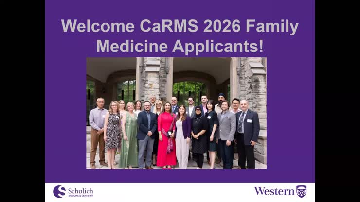 Western FM CaRMS Info Sessions Nov 12th 2025