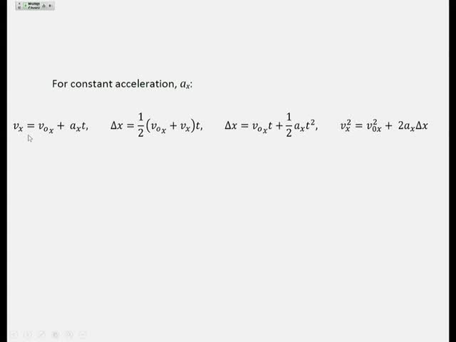 Review Kinematics and Newton's Laws