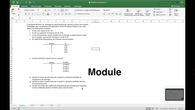Prés. Excel Module 3 2BFI307