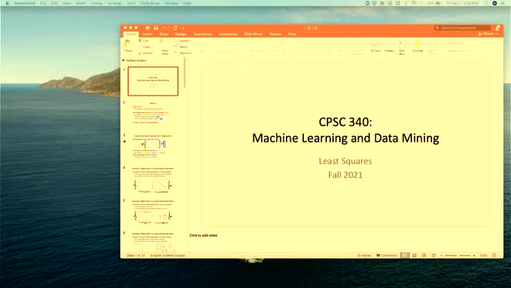 HENN 202 - CPSC 340 103 - 2021W1 on 10/1/2021 (Fri)