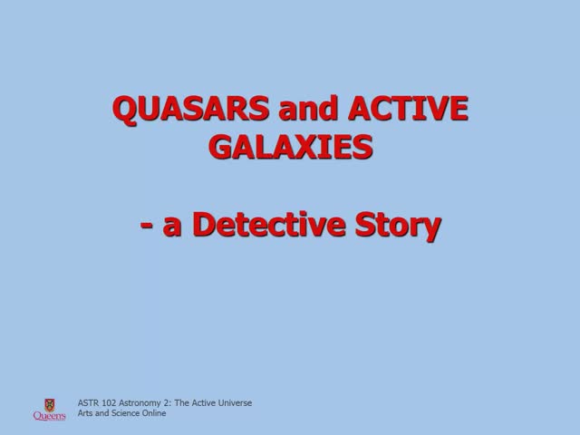 12.2 Quasars and Active Galaxies
