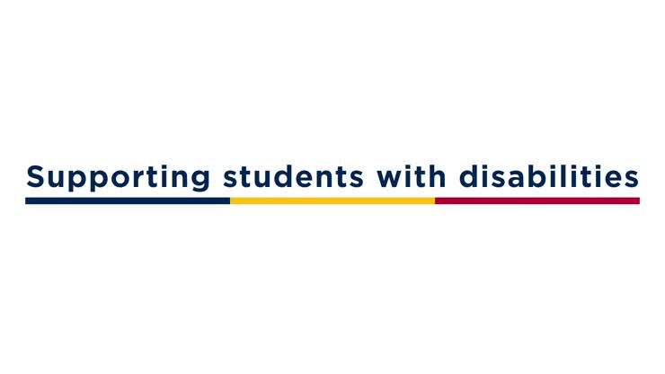 Supporting students with disabilities
