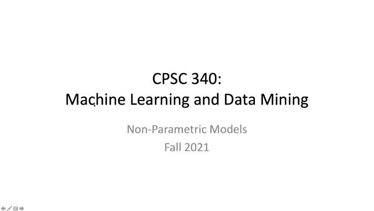 HENN 202 - CPSC 340 103 - 2021W1 on 9/20/2021 (Mon)