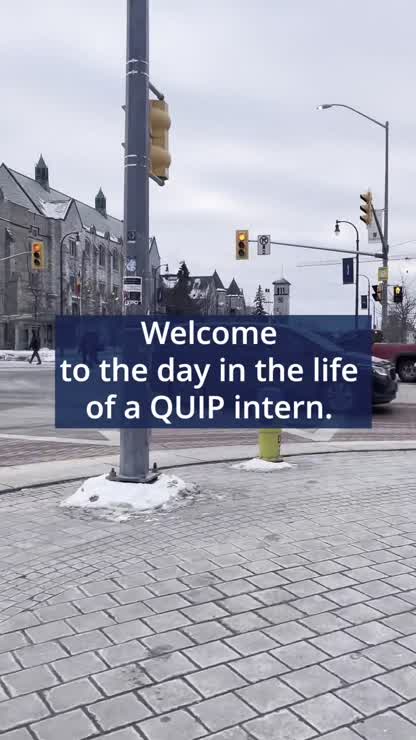 Day in the Life QUIP Intern