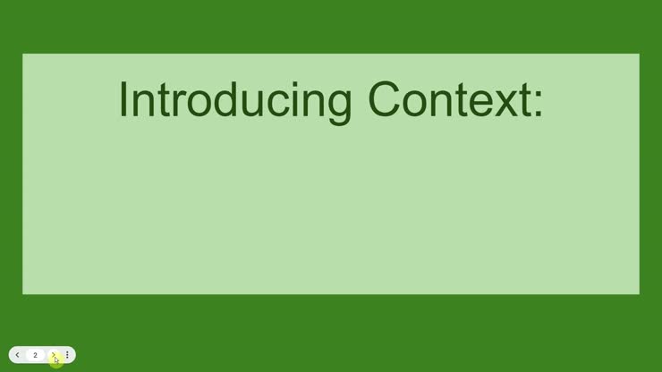 Introducing Context
