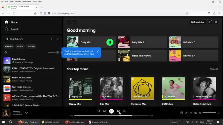 BIOL 1000 - BIOC 202 001 - 2023W1 on 10/12/2023 (Thu) for 10/9/2023