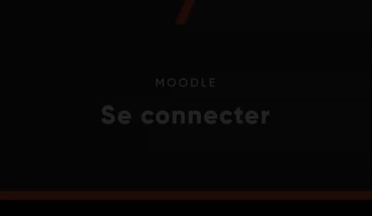 Se connecter à Moodle