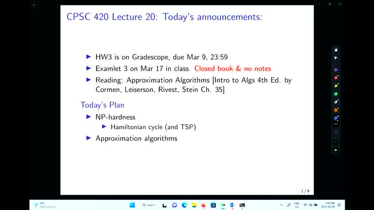 FRDM 153 - CPSC 420 201 - 2022W2 on 3/6/2023 (Mon)