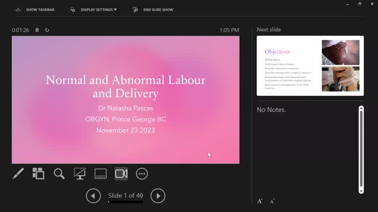 1) Normal and Abnormal Labor and Delivery 2) Fetal Health Surveillance ...