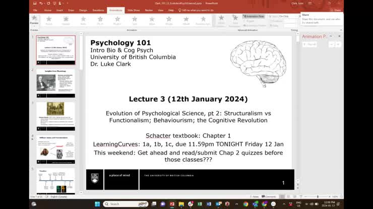 ESB 1013 - PSYC 101 009 - 2023W2 on 1/12/2024 (Fri)