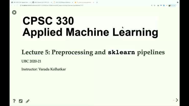 DMP 110 - CPSC 330 102 - 2021W1 on 9/23/2021 (Thu)