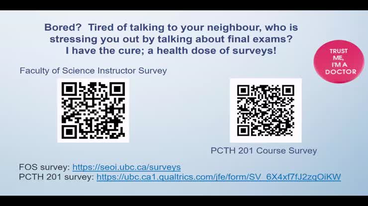 AERL 120 - PCTH 201 001 - 2023W1 on 11/30/2023 (Thu)