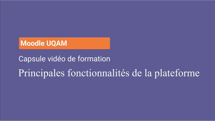 04 - Principales fonctionnalités de la plateforme