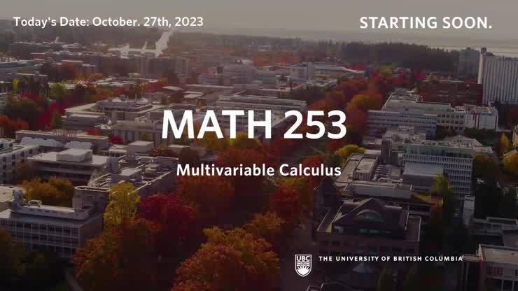 Friday, October 27, 2023 -- Double Integrals