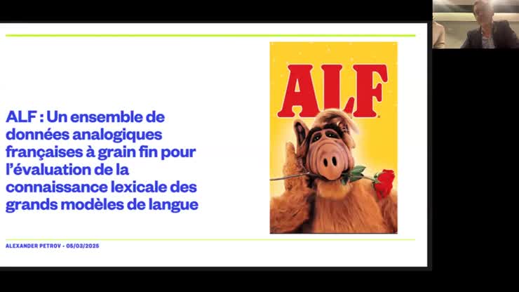 ALF : Un jeu de données d'analogies françaises à grain fin pour évaluer ...