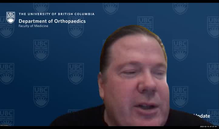 Transforming Hip Preservation in BC: The VHI Collaboration - UBC ...