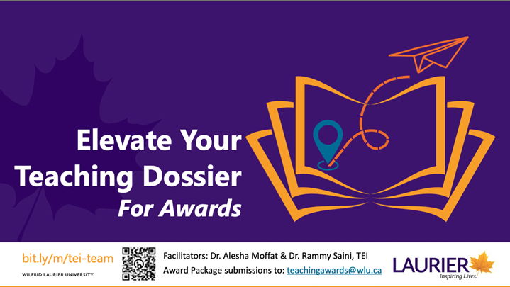 Elevate Your Teaching Dossier for Awards