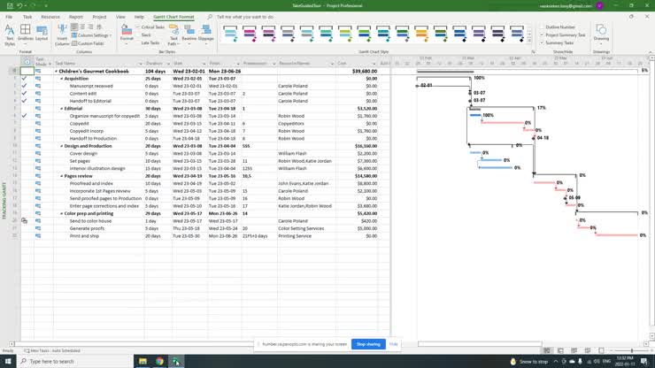 MS Project Guided Tour