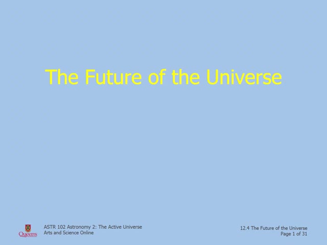 12.4 The Future of the Universe