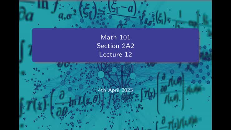 IRC 2 - MATH 101 2A2 - 2022W2 - LIVE on 4/4/2023 (Tue)