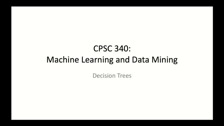 DMP 310 - CPSC 340 201 - 2023W2 on 2024-01-12 (Fri)