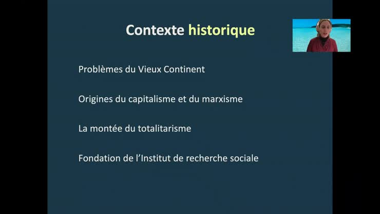 École de Francfort - contexte historique vf